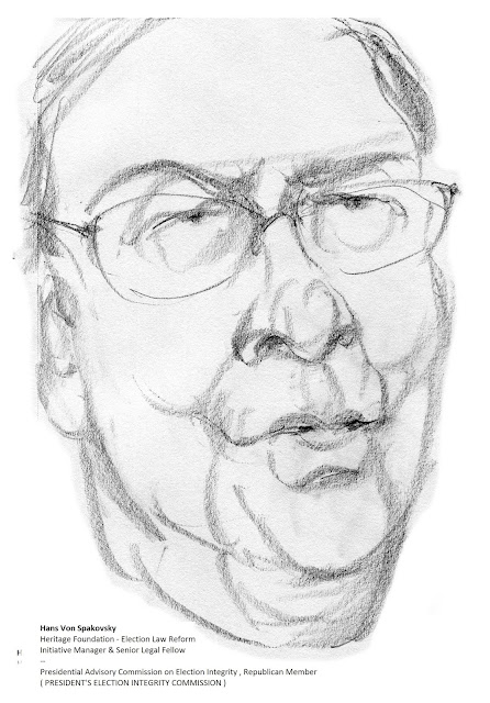 daily drawings: Hans Von Spakovsky