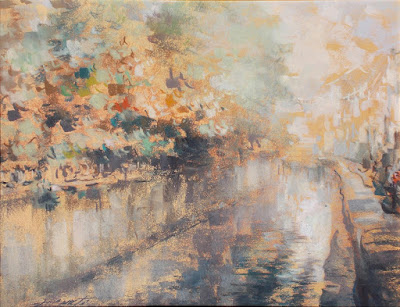 AntiquArs: Luigi Curti - il Naviglio Grande