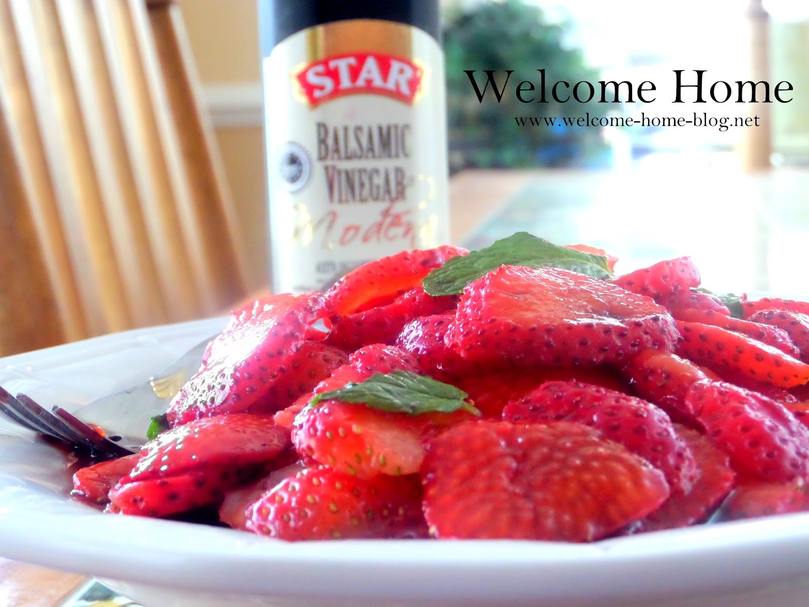 Welcome Home Blog: Strawberries with Balsamic Vinegar