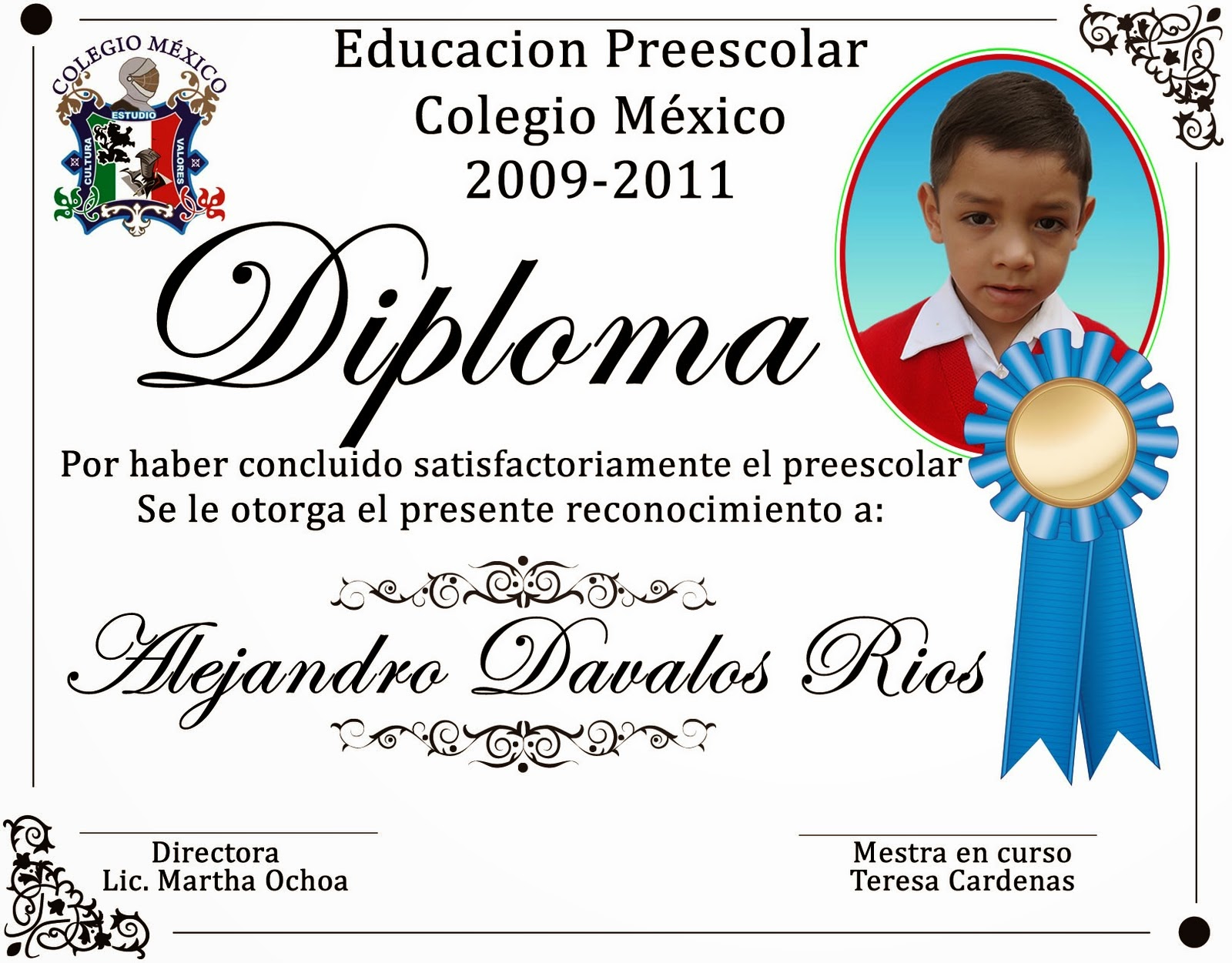 Diplomas en Publisher - Imagui