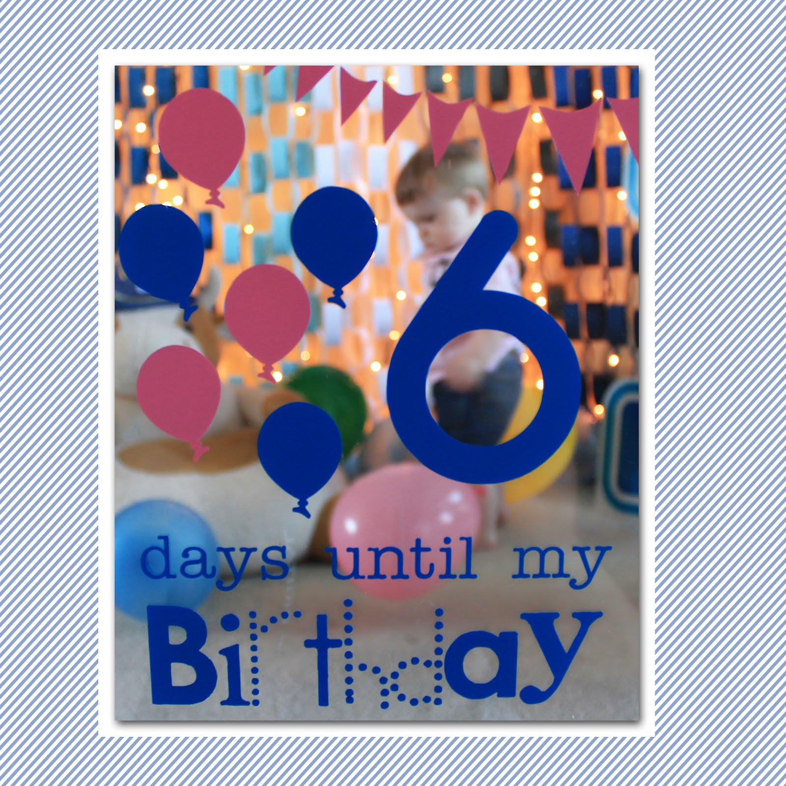 Becca's Designs: Birthday Countdown