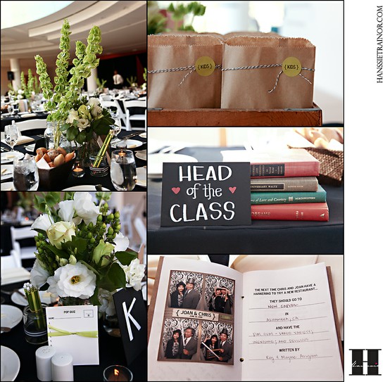 Greer Loves: School Themed Wedding Inspiration: Centerpieces & Decor