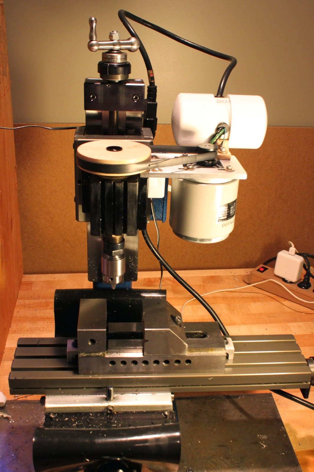 aerialcopper: Mill Motor and Pulleys