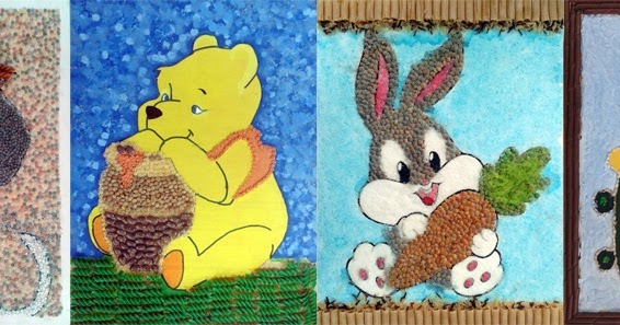 Dibujo Educativo: Texturas táctiles y visuales sobre panel de madera