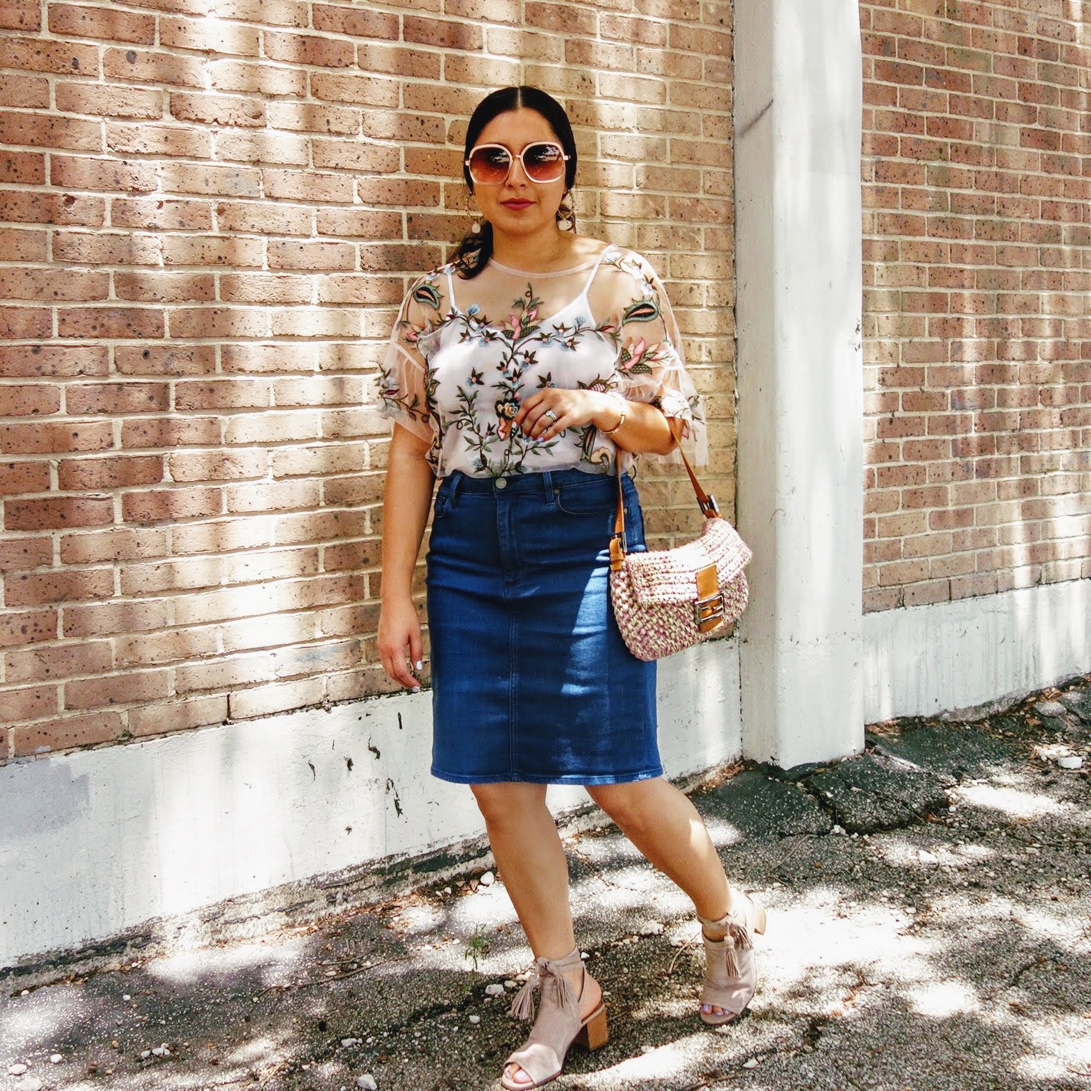 Embroidered Mesh Tops [Steal] - Treast | Irasema Ortiz