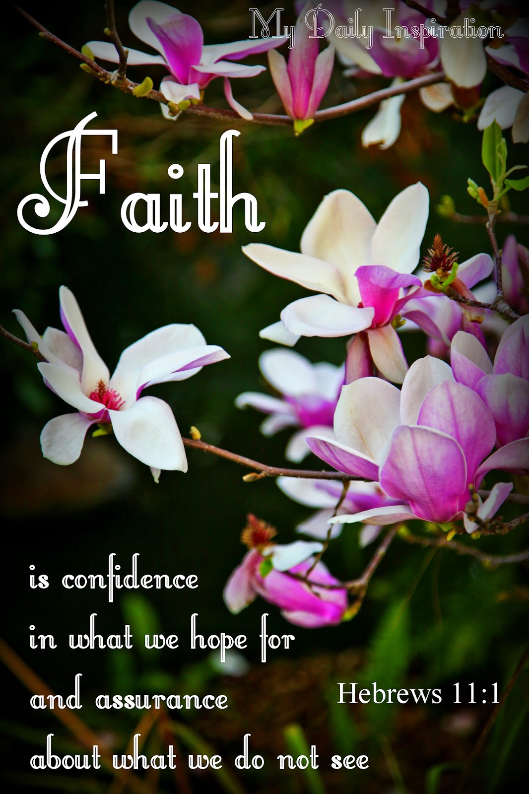 Faith is confidence in what we hope for
