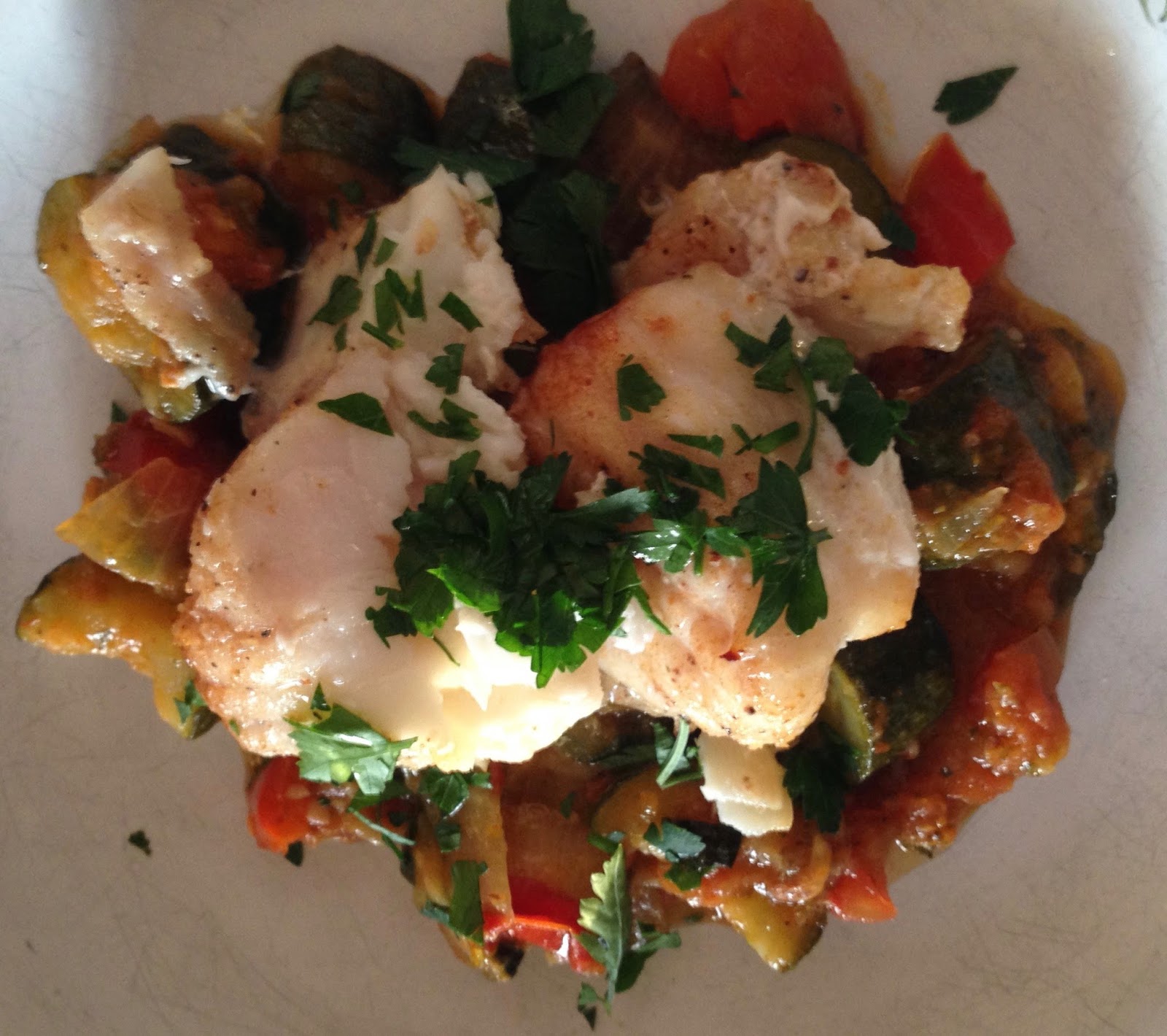 So So Simple Food: Jacques Pepin’s Monkfish on a Bed of Ratatouille