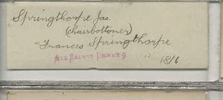 TheAncestorFiles: Survey: The Springthorpe Family