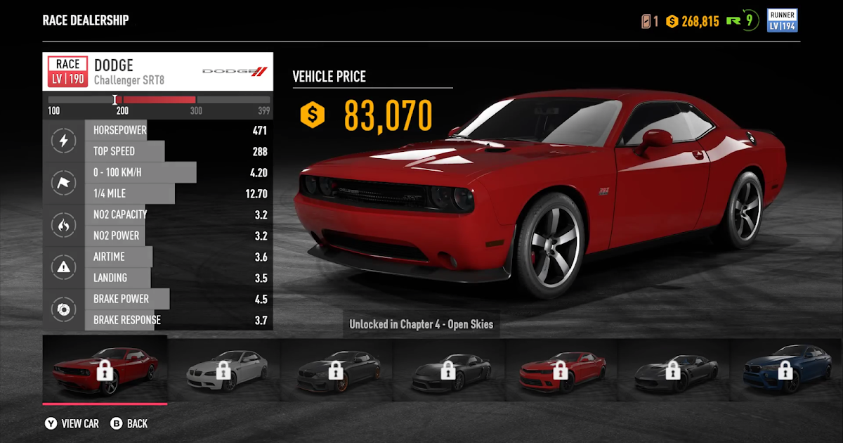 dodge challenger srt 2014 NFS payback ~ free 3D models