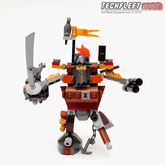 techfleet spot: Mini MetalBeard from Lego 70810 MetalBeard's Sea Cow