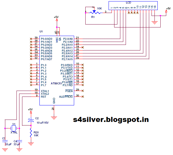 s4silver: 4 bit LCD interfacing with 8051
