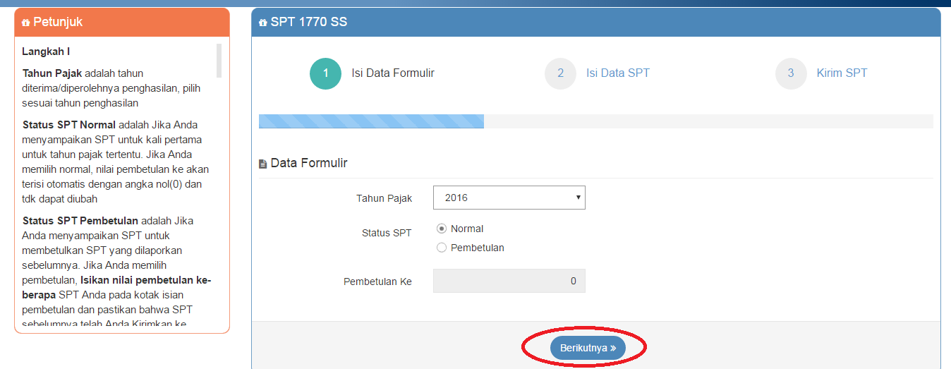 Cara Cepat Pengisian E_Filing Pajak 1721-A2 SPT 1770SS Dibawah 60 Juta ...