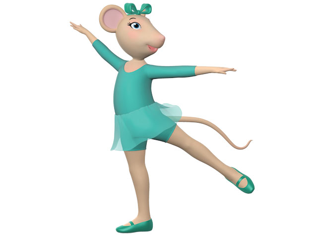 Cartoon Characters: Angelina Ballerina