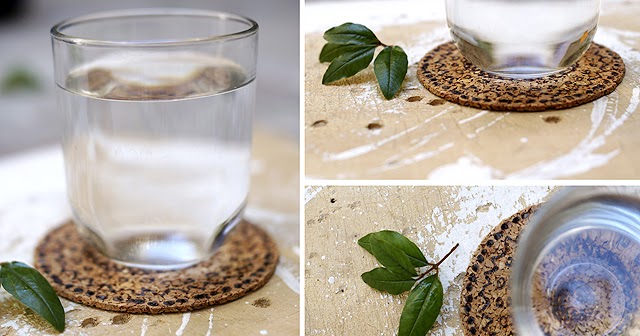 Cork pyrography coasters - Journey into Creativity