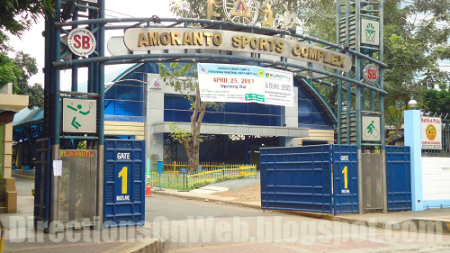 Directions on Web: Amoranto Sports Complex Driving Directions