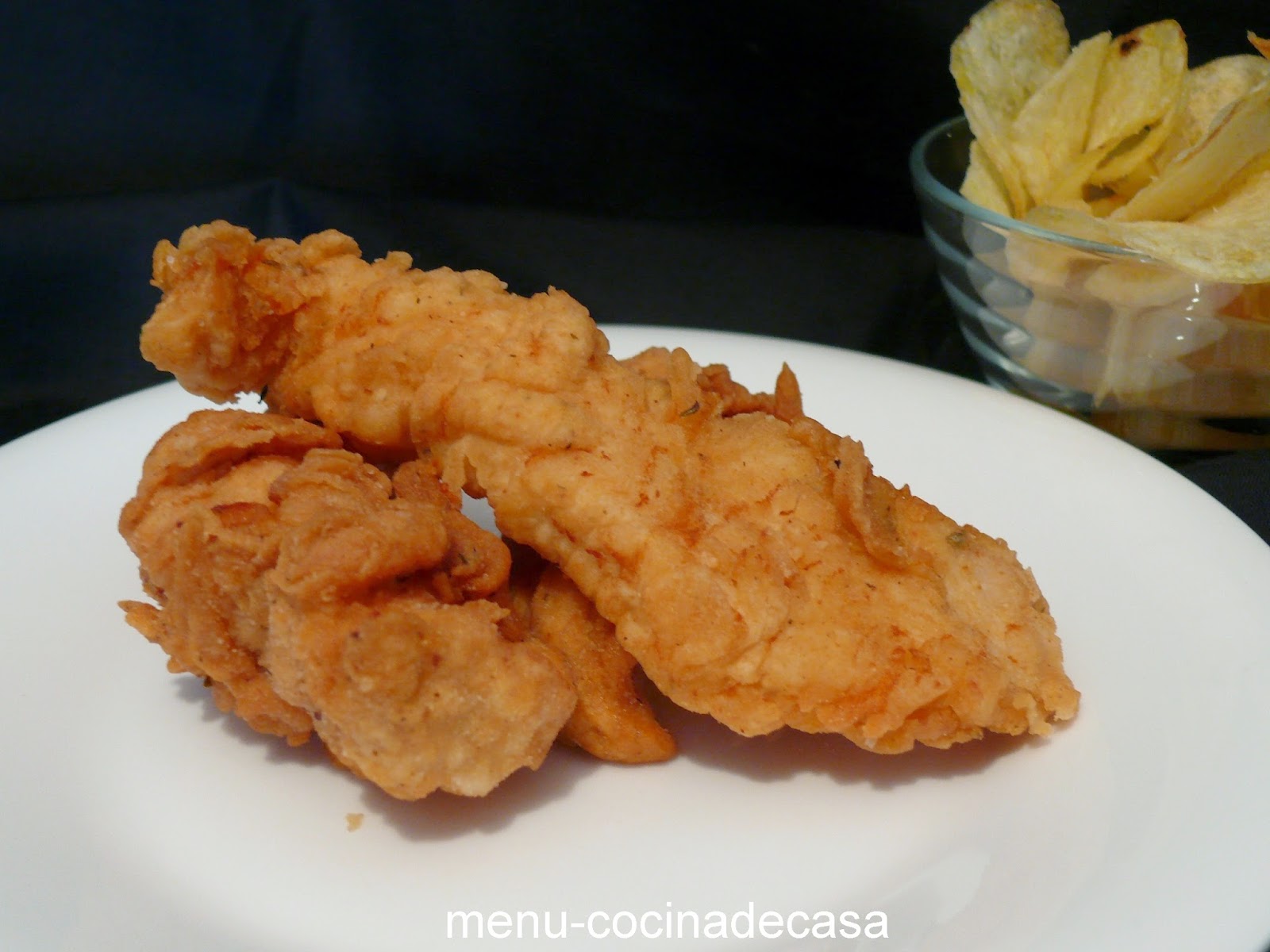 menu-cocinadecasa: POLLO ESTILO KENTUCKY