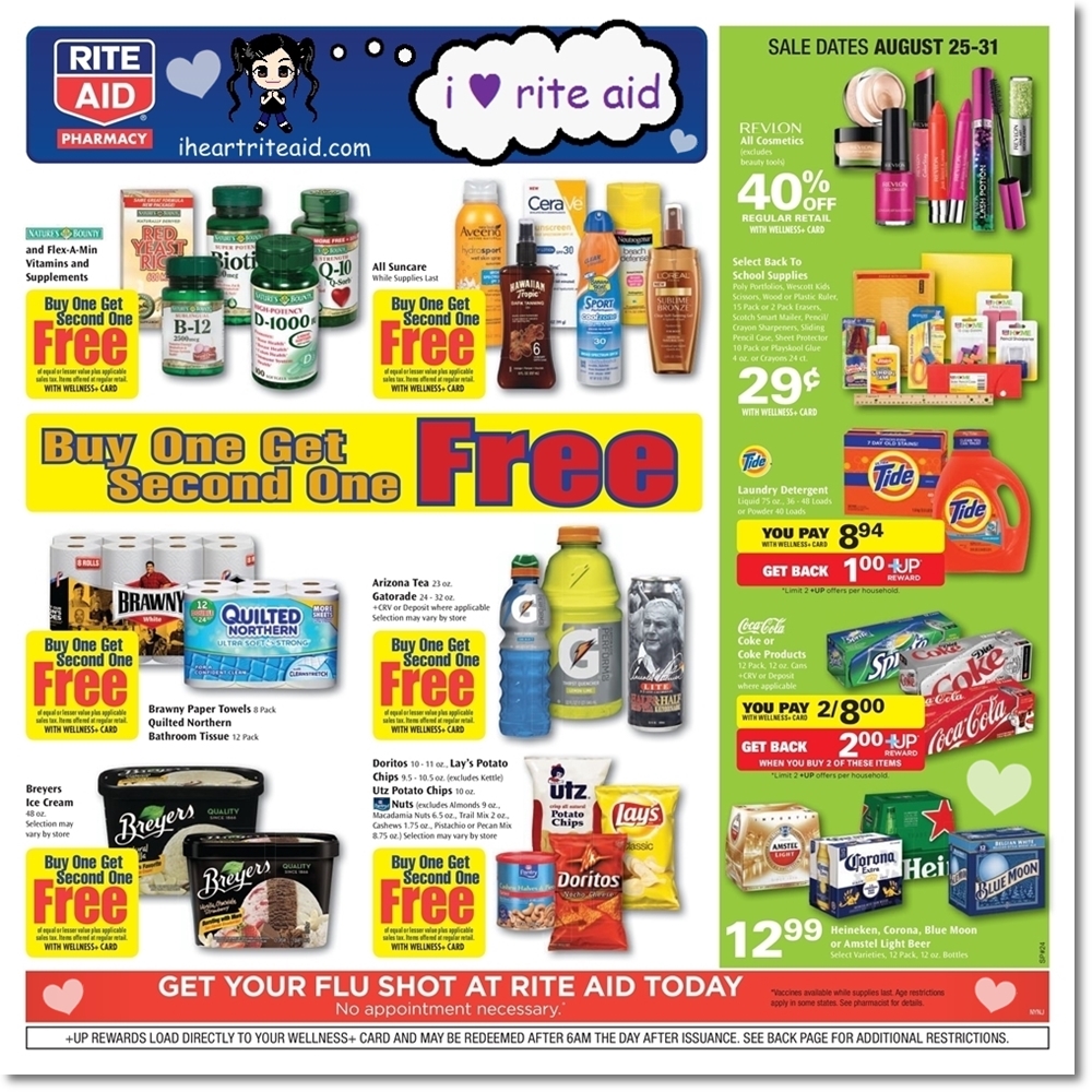 Weekly Ad Scan: Rite Aid Ad Scan: Week of 8/25-8/31