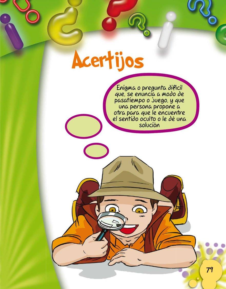 Fichas de Primaria: Acertijos