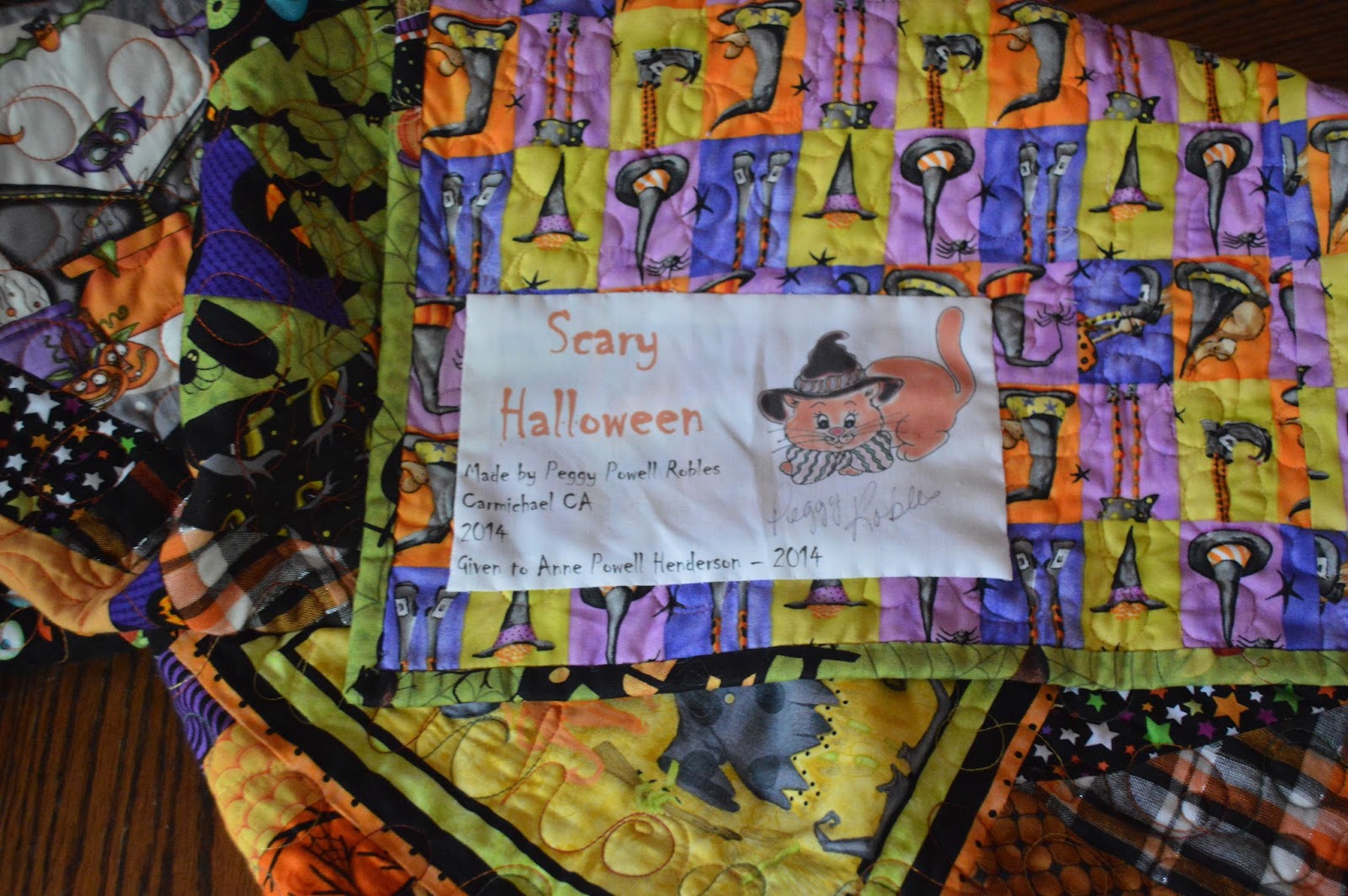 Beehive Quilts: Scary Halloween Quilt
