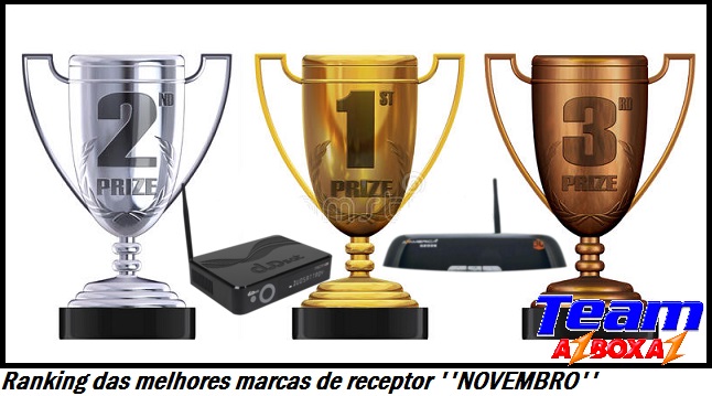 Ranking das melhores marcas de receptor ''NOVEMBRO'' - Team Azbox Az