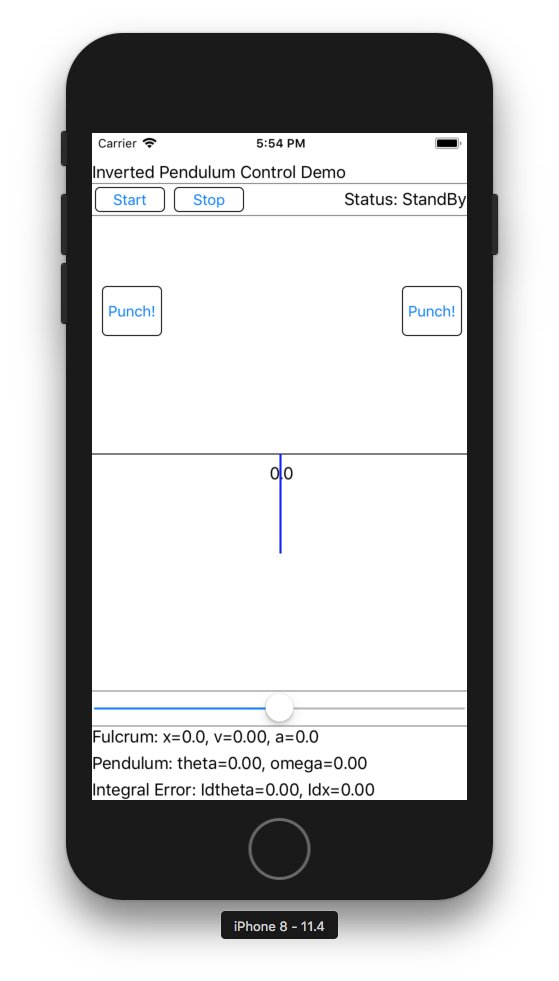 Inverted Pendulum Simulation