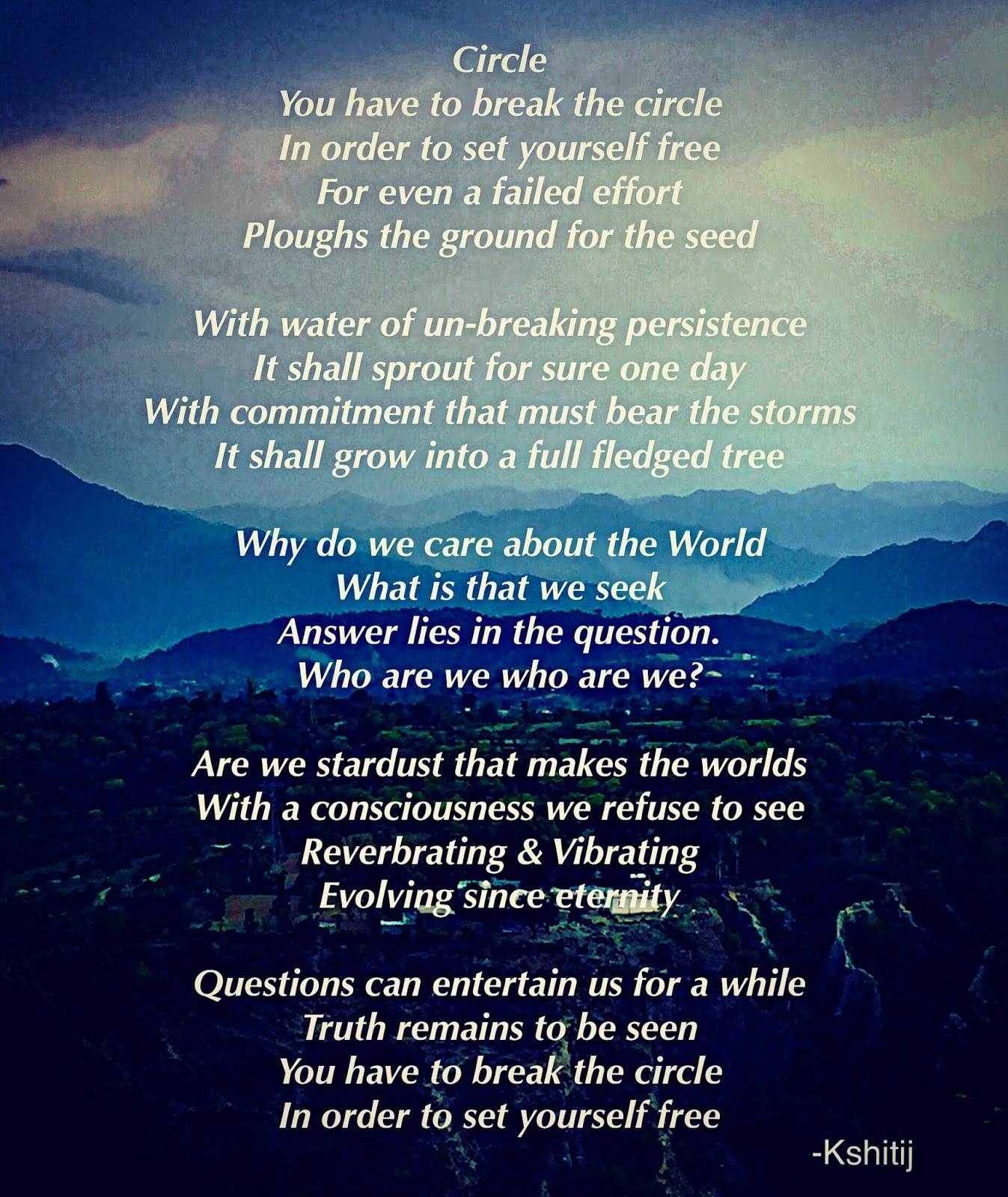 gemzineyez: Circle - A Poem