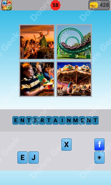 The New: 4 Pic 1 Word Level 58 Answer ~ Doors Geek