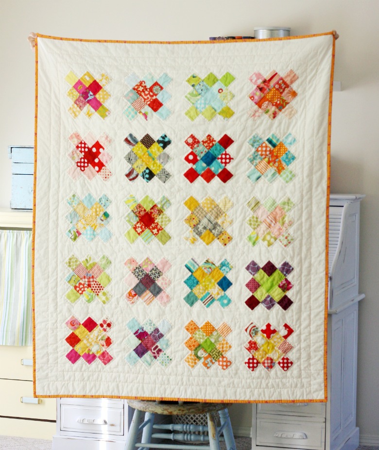 Blue Elephant Stitches Granny Square Quilt Block Tutorial Blue Elephant Stitches Granny Square Quilt Block Tutorial