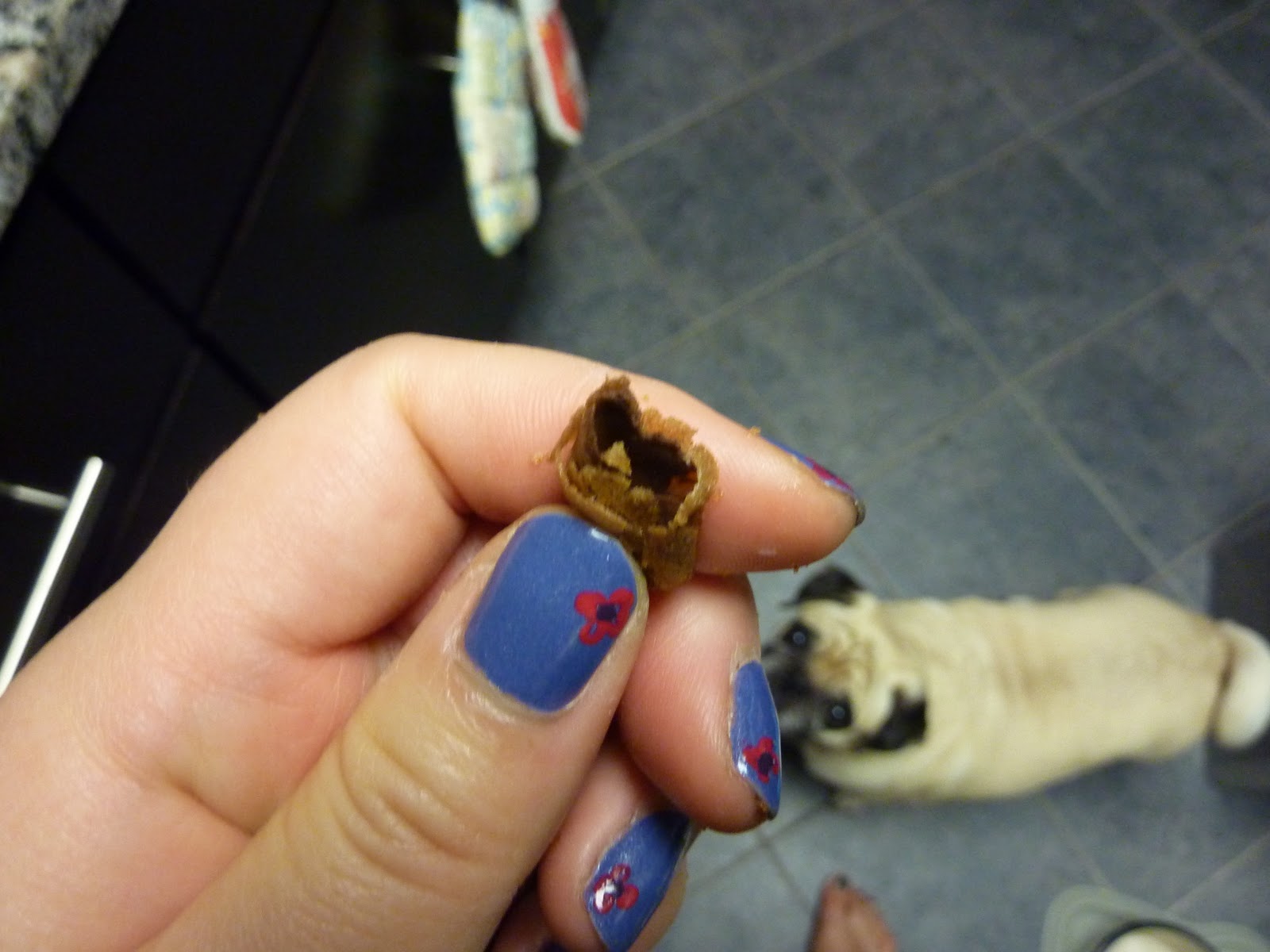 Lil Smug Pug: Flower Nail Art and New Trader Joe's Finds