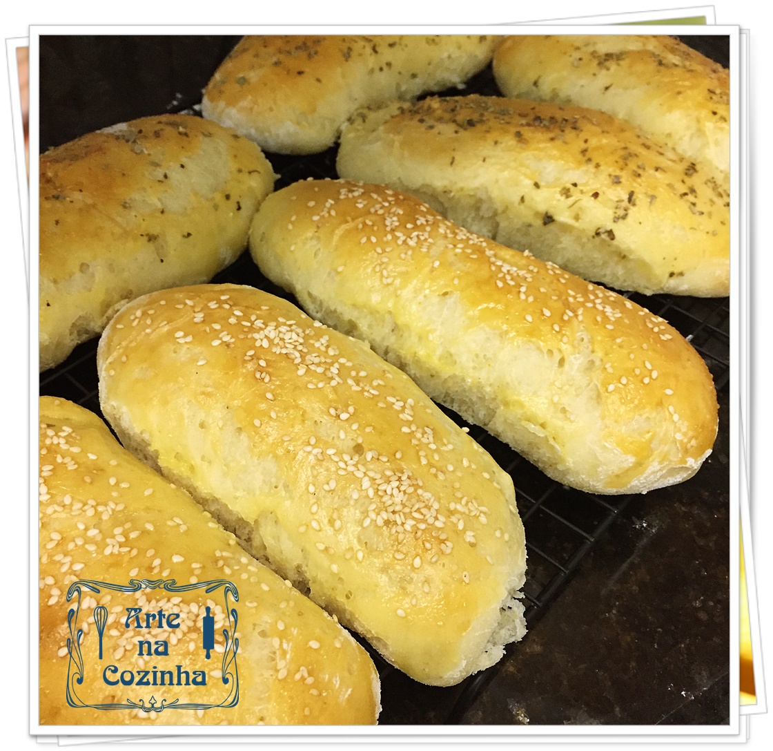 Arte na Cozinha: Pão tipo Subway