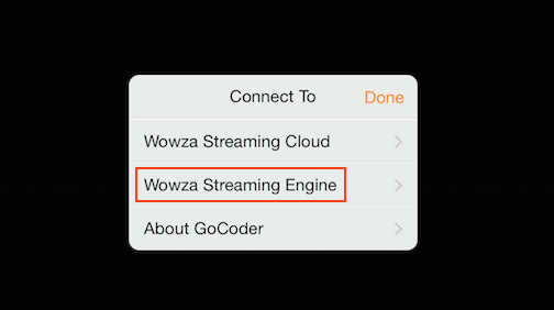 Wowza GoCoder 앱 사용방법 - 연결 및 녹음 설정