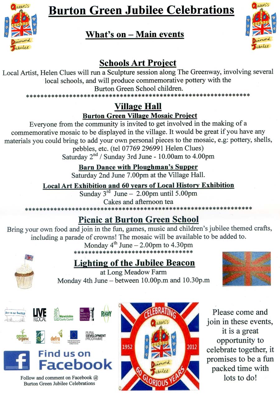 Burton Green: Diamond Jubilee Celebration Program