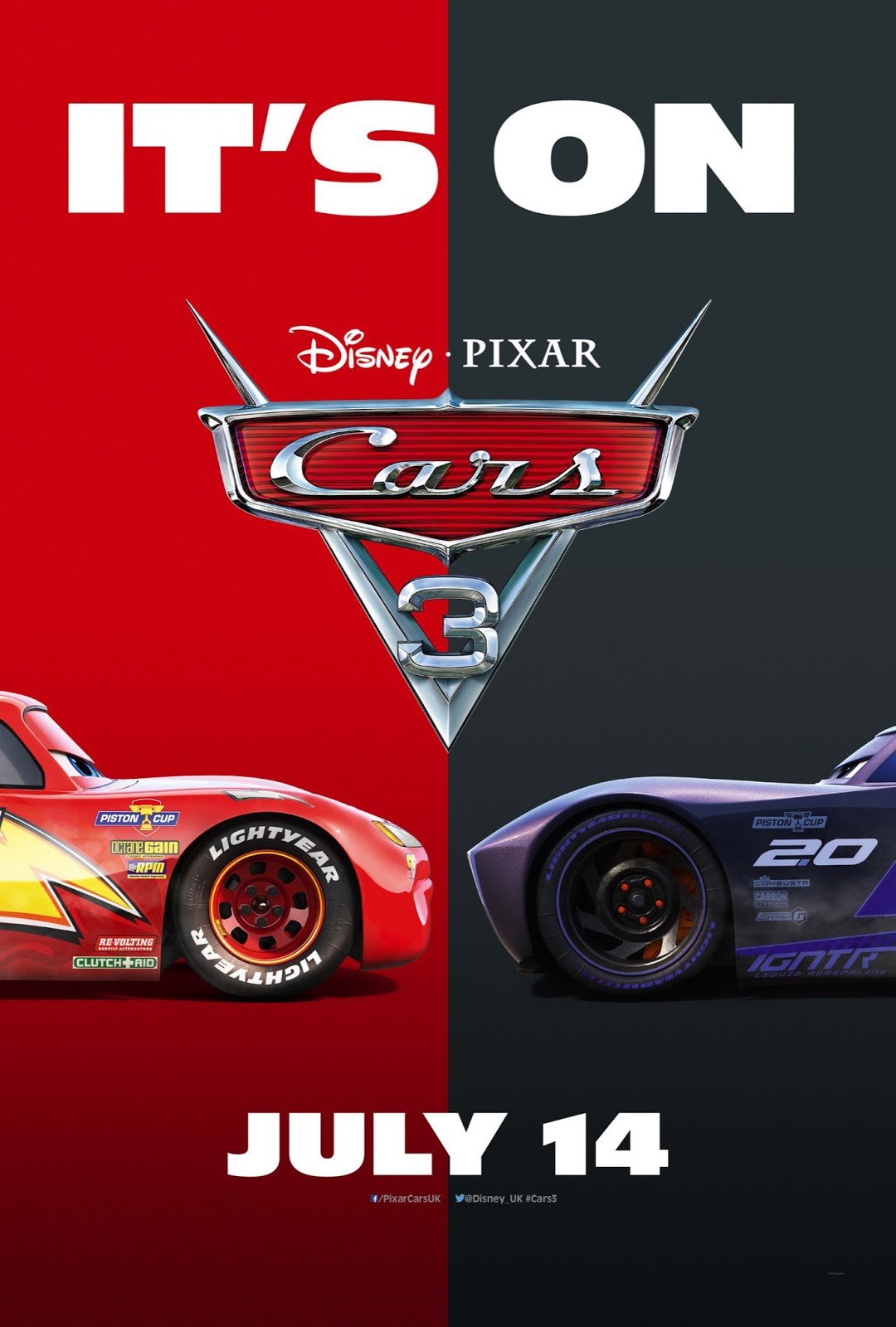 MovieFilms 5/10/2017 Cars 3 , Póster
