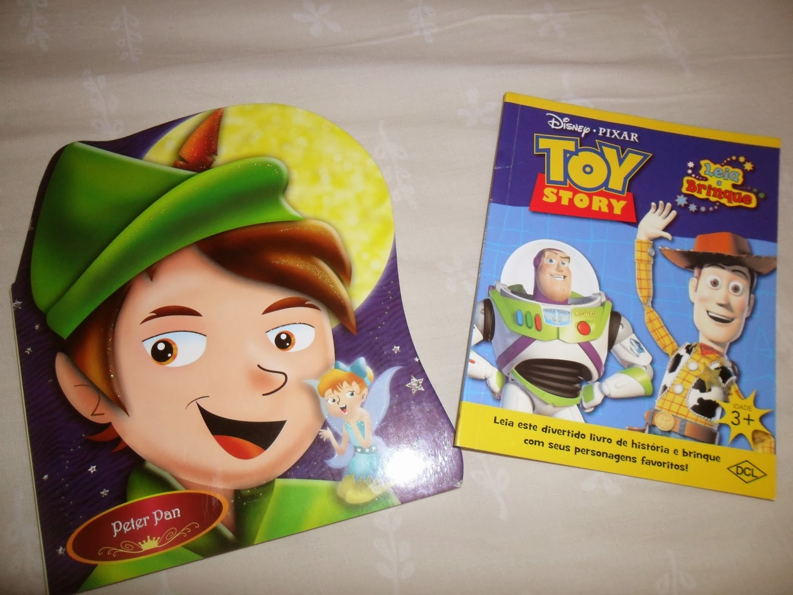 Livros: Peter Pan e Toy Story. - Mãe Sem Fronteiras