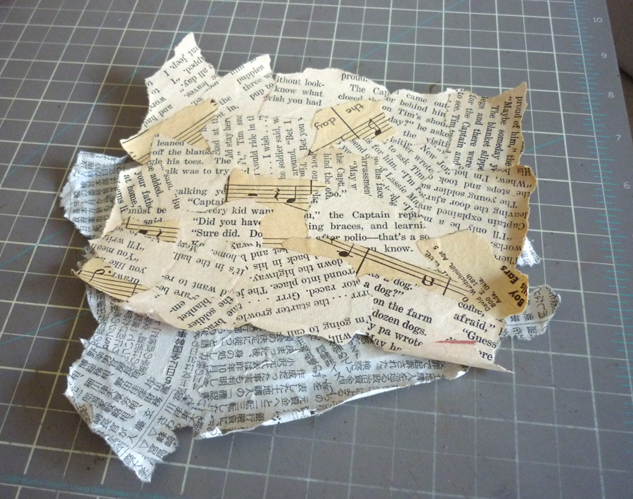 Whiff of Joy - Tutorials & Inspiration: Making patterned paper from old ...