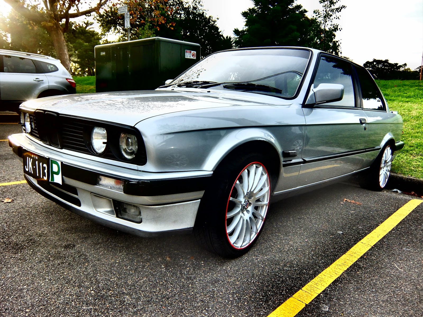 Aussie Old Parked Cars: 1991 BMW Alpina 325i Coupe (E30)