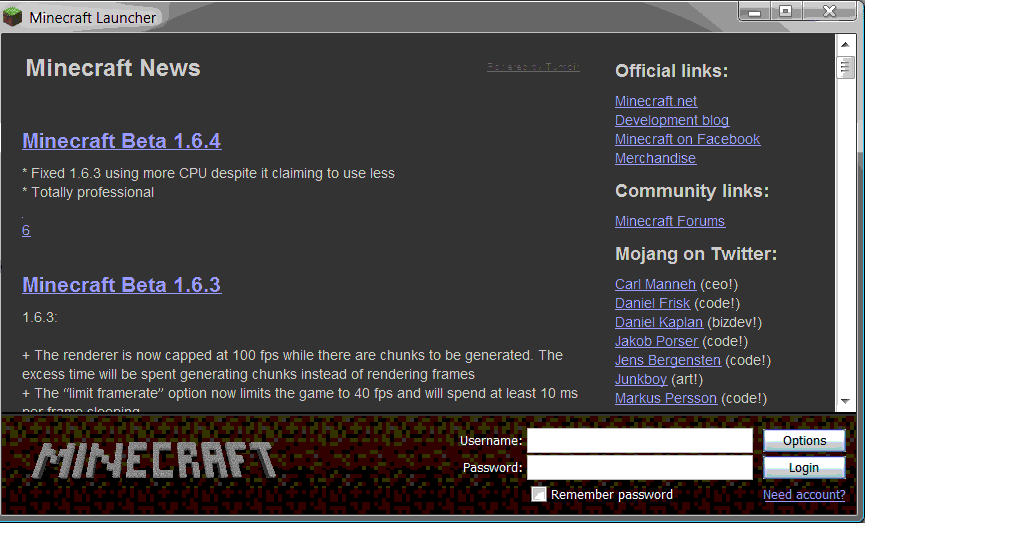 45LOVERS: minecraft log in