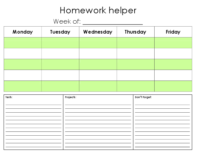 One Tiny Moment: Homework helper