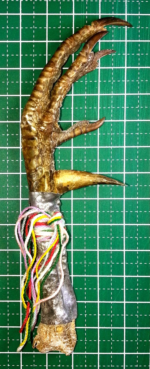 Thai * Amulet * Gallery: Rooster Talon (Claw) with Takrut - Penang ...