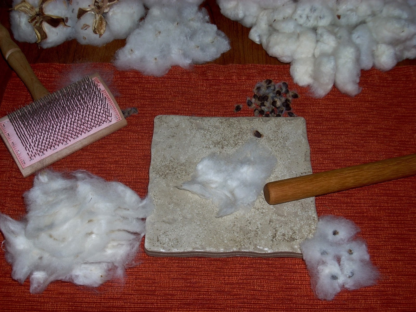 HeartSong Studio: Ginning Cotton by Hand