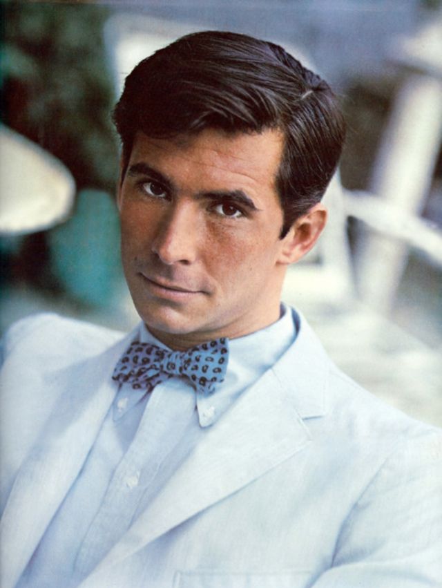 30 Color Photographs of a Handsome and Charming Anthony Perkins in the ...
