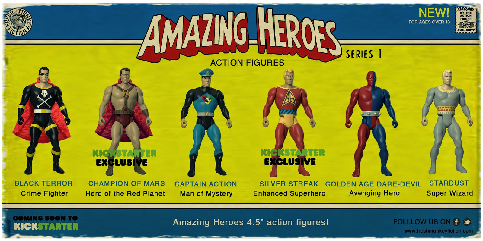 Action Figure Blues: FRESH MONKEY FICTION LAUNCHES AMAZING HEROES RETRO ...