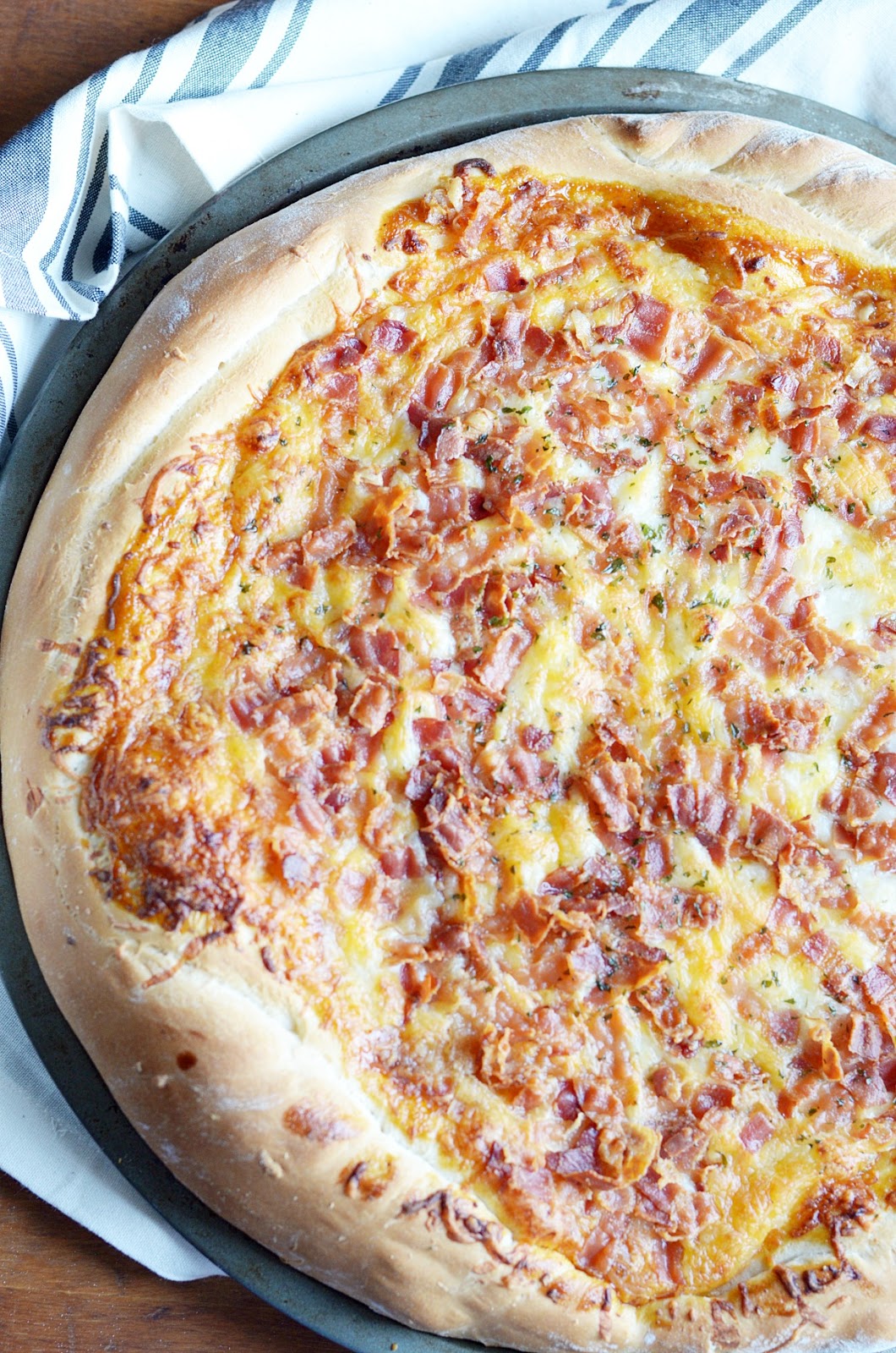 BBQ Ranch Bacon Extreme Pizza - Keat's Eats
