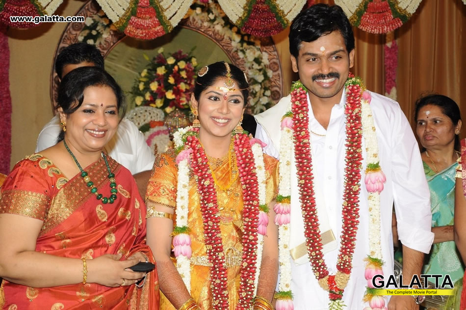 cute photos: Karthik Sivakumar and Ranjani Wedding Stills
