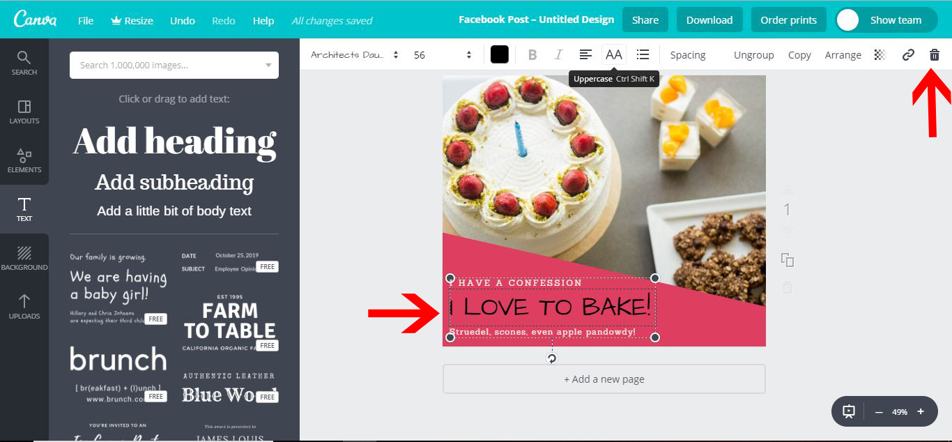 How to use text options in Canva | Design Bundles