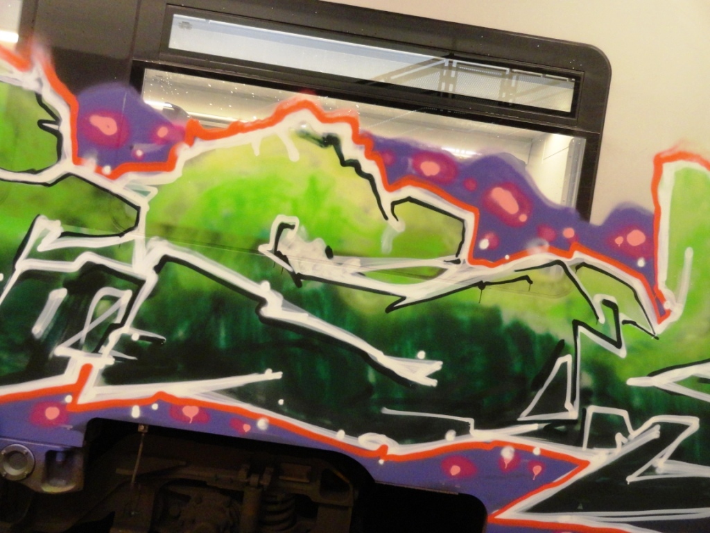 DISLOCATION Art on Train