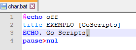 TABELA ASCII (BATCH) - Go Scripts
