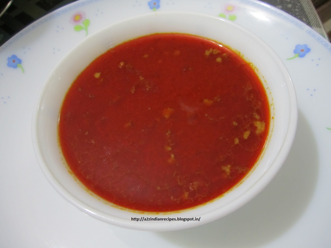 a2zindianrecipes: Tambda Mutton Rassa / Kolhapuri Mutton Rassa