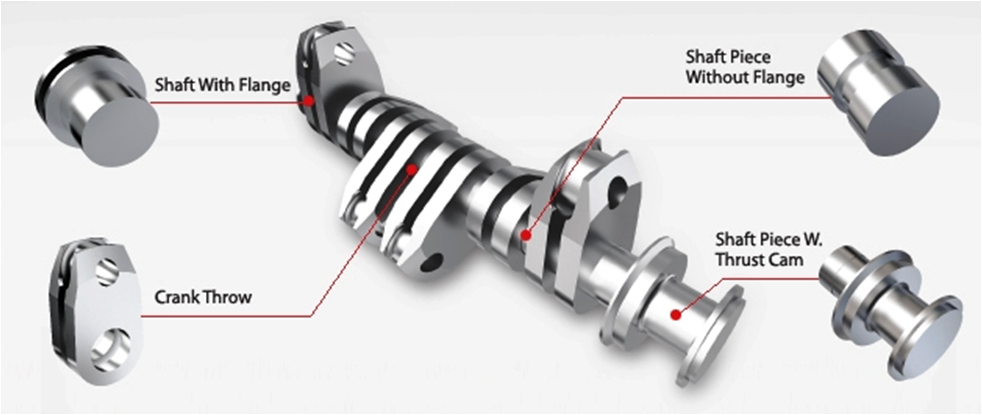 KOMEC: Crankshaft 2ST, 4ST