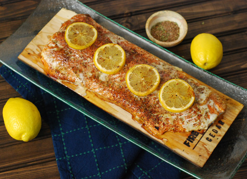 Plank Grilled Potlatch Salmon